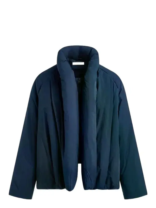 Liviana Conti Padded Shawl-collar Jacket - Blue