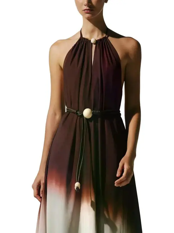 BAOBAB Rondine Cutout Maxi Dress - Brown