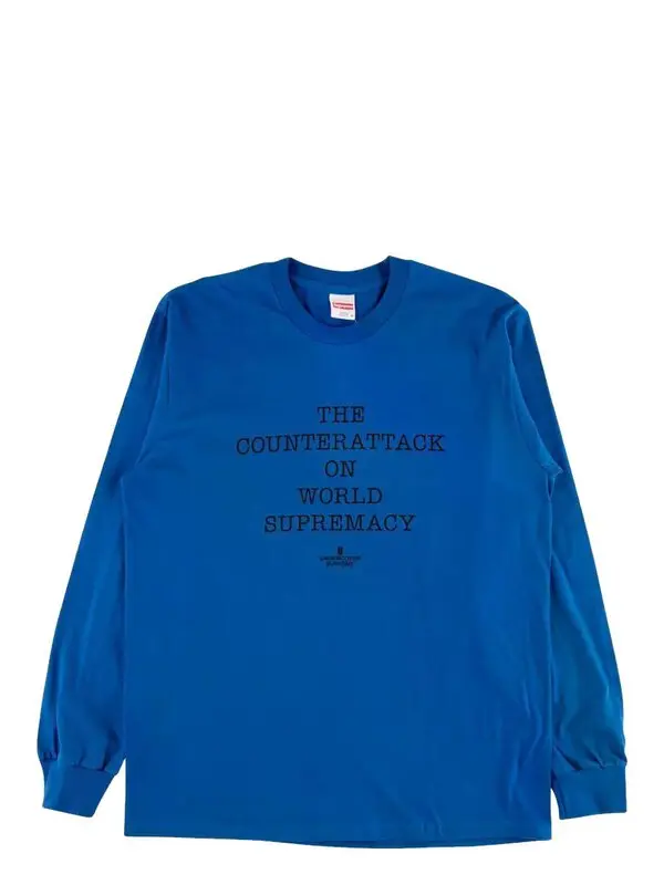 Supreme X Undercover X Public Enemy Long-sleeve T-shirt - Blue