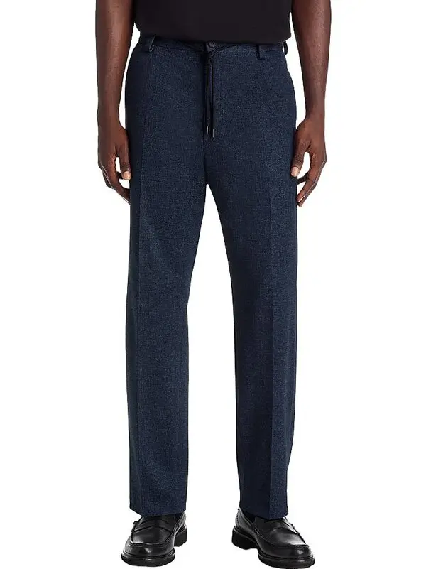 Hugo Boss Teagan Modern Fit Drawstring Pants - Dark Blue