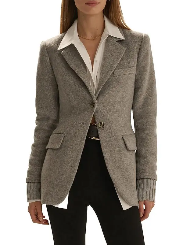 FAVORITE DAUGHTER The City Blazer - Frost Gray