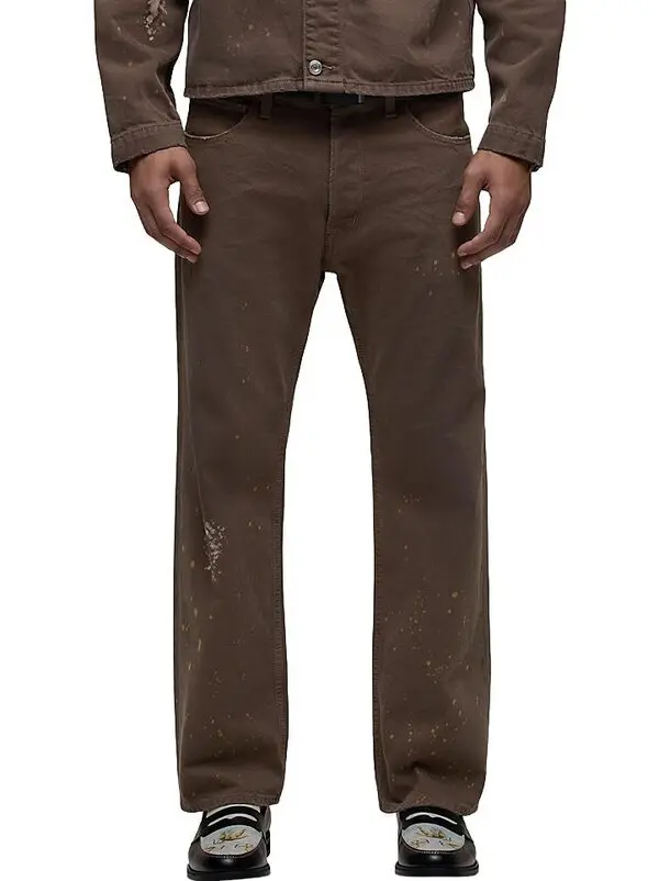 Hudson Jeans Rylan Cotton Splatter Relaxed Straight Fit 30 Jeans - Crestview