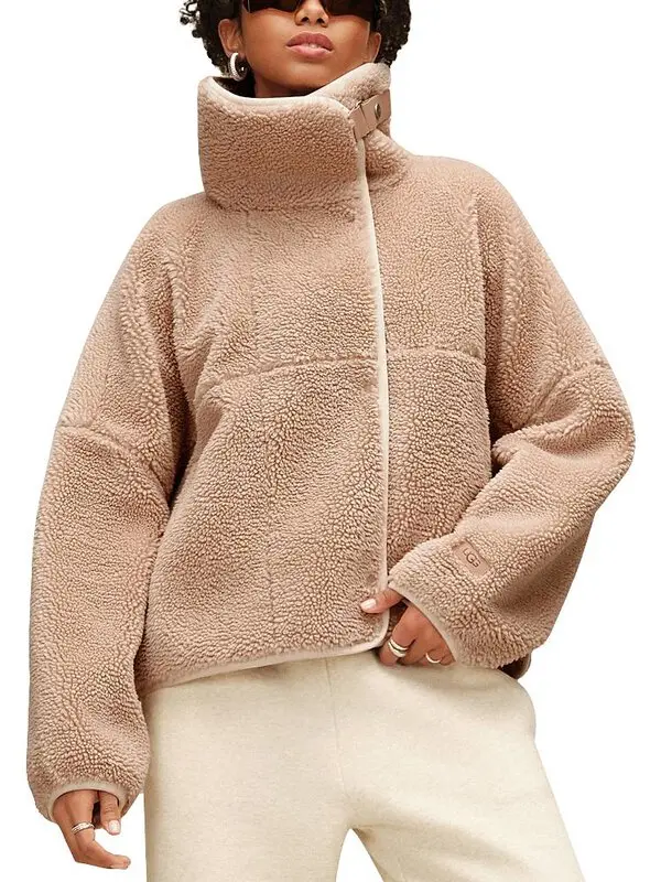 UGG Raynie Relaxed Sherpa Fleece Jacket - Moonlight