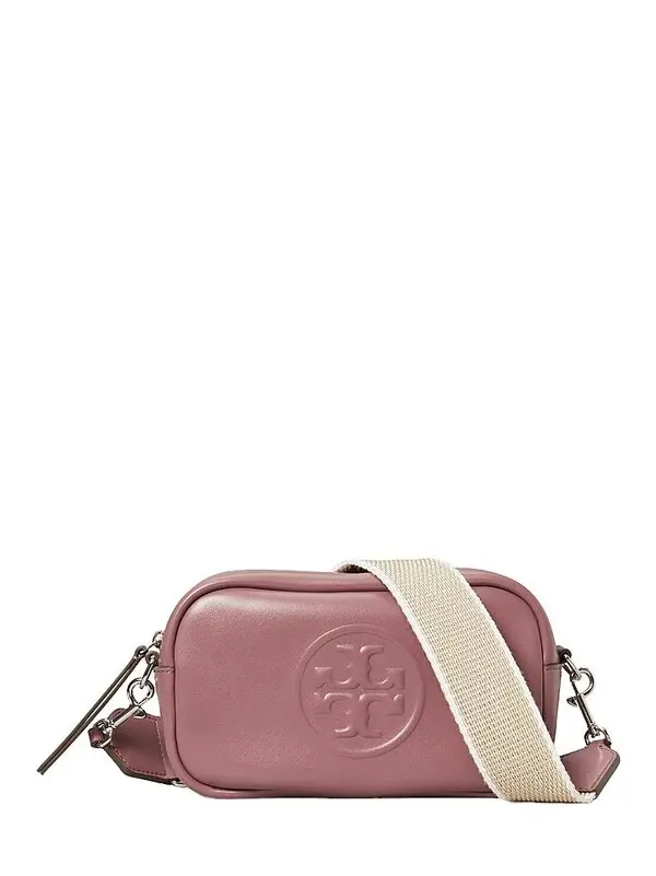 Tory Burch Miller Mini Leather Crossbody - Mauve