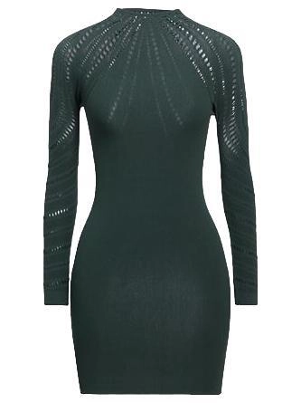 Wolford Mini Dress Dark Size Virgin Wool, Polyamide, Elastane - Green