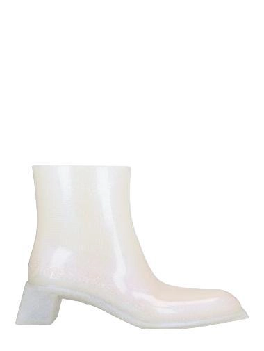 Acne Studios Ankle Boots Size Rubber - Ivory