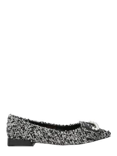 TOSCA BLU Ballet Flats Size Textile Fibers - White