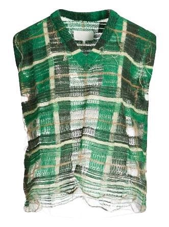 MAISON MARGIELA Sweater Size Mohair Wool, Polyamide, Wool - Green