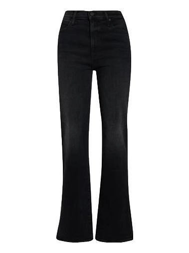 MOTHER Jeans Size Cotton, Modal, Polyester, Elastane - Black