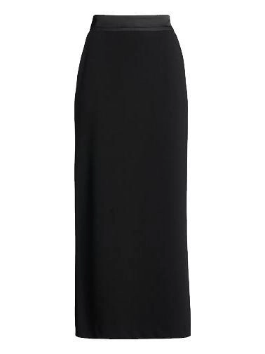 COMPAGNIA ITALIANA Maxi Skirt Size Polyester, Elastane - Black