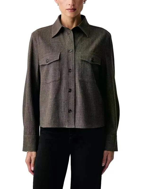 Marc O'polo Check-pattern Button-up Shirt - Brown