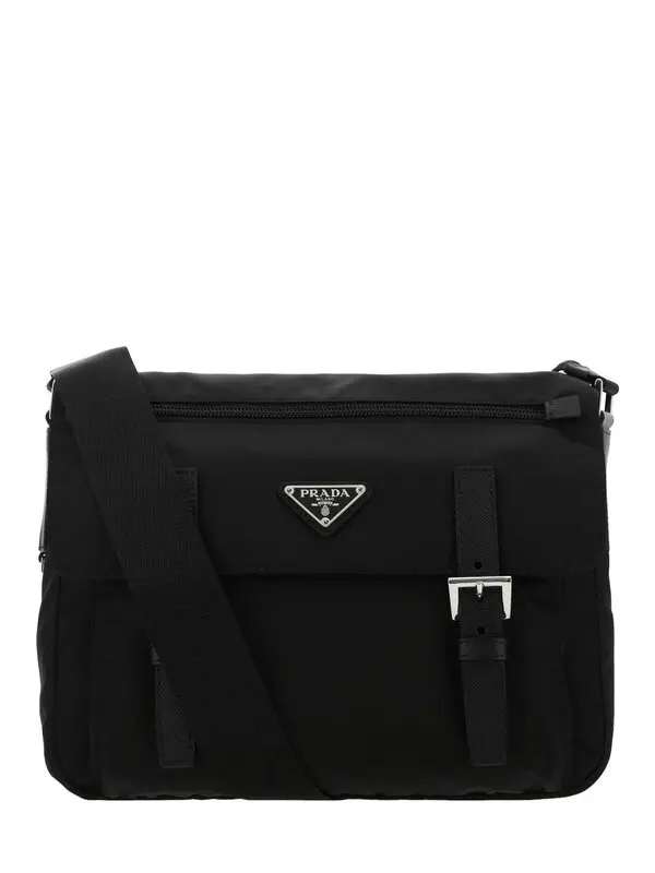Prada Re-nylon Crossbody Bag - Black