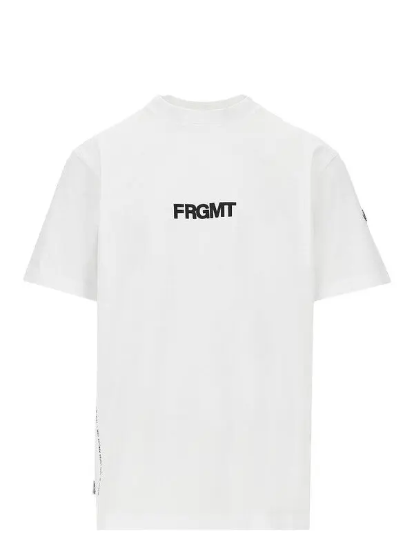 MONCLER X FRAGMENT Hirohi Fujiwara Print T-hirt - White