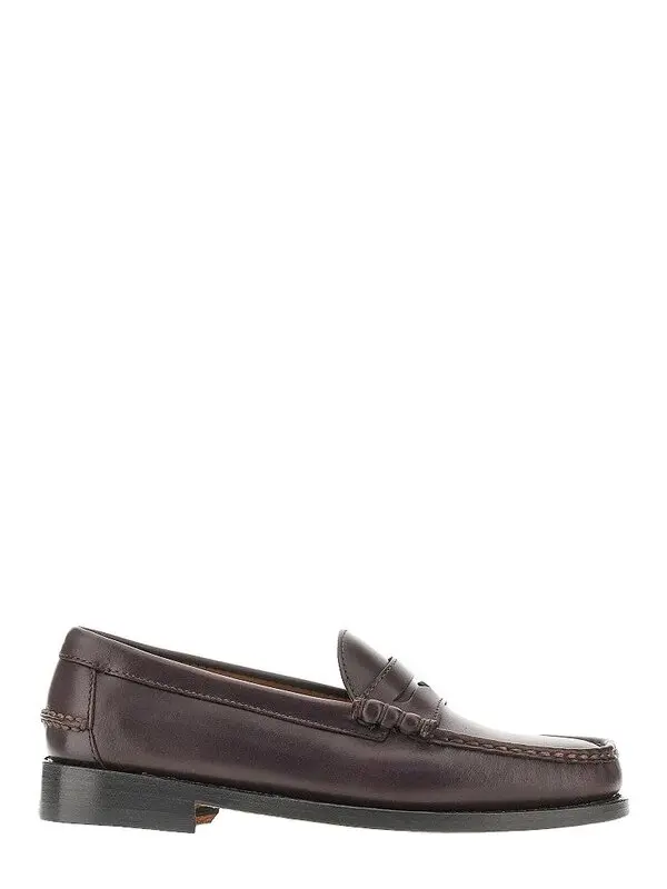 SEBAGO Ferrara' Leather Loafers - Brown
