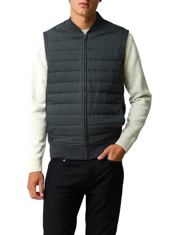 Rodd & Gunn Woodside Quilted Vest - Pewter