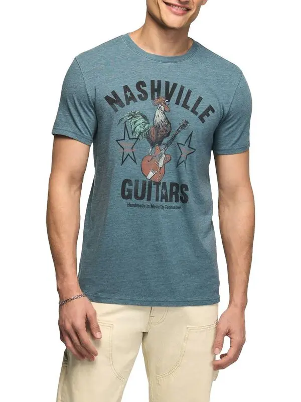 Lucky Brand Nashville Guitars Graphic Tee - Stargazer