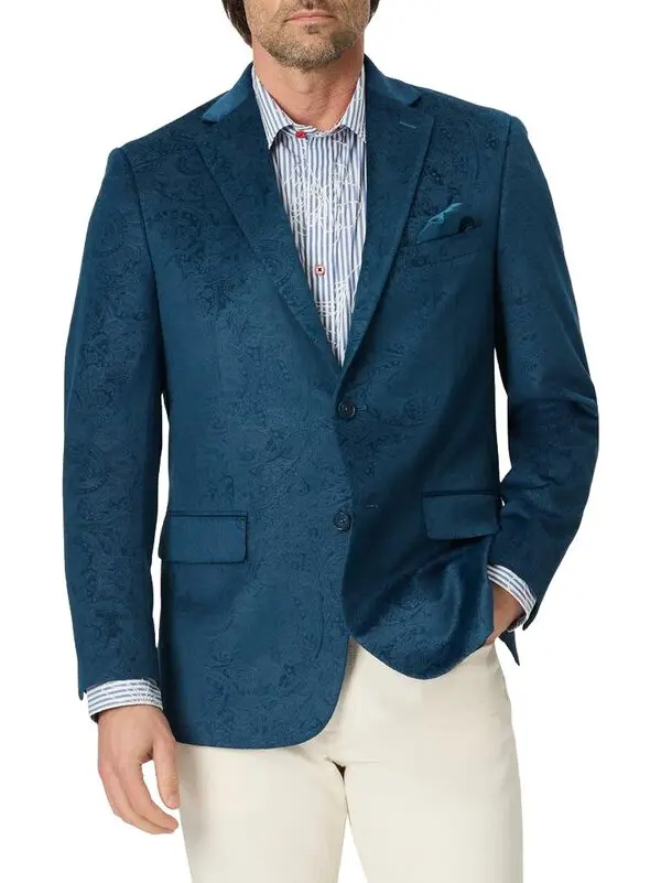 Robert Graham Harriston Woven Sport Coat - Teal