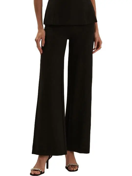 FAVORITE DAUGHTER The Almost Yours Wide Leg Pants - Black