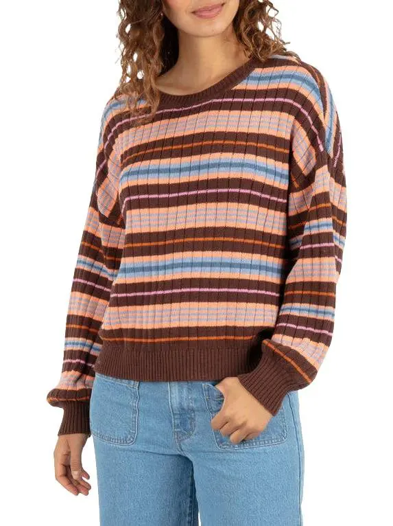 Hurley Tide Wrangler Crewneck Sweater - Cappucino