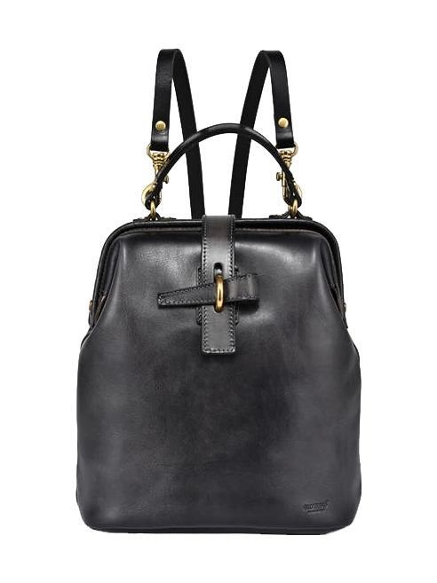 OLD TREND Pamela Genuine Leather Organized Travel Backpack - Grey