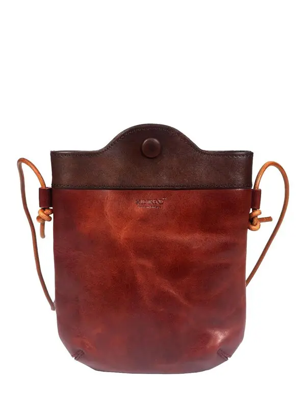 OLD TREND Out West Genuine Leather Compact Crossbody - Brown