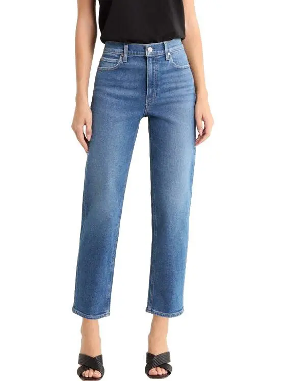 Paige Reece High Waist Ankle Slim Leg Jeans - Hackney