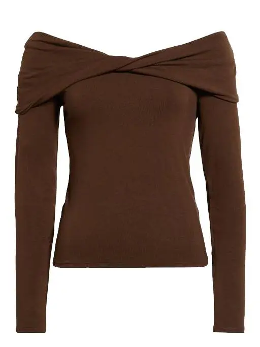 Paige Aaliyah Off The Shoulder Top - Hickory