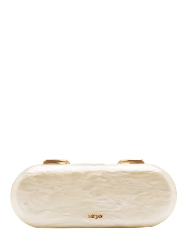 Cult Gaia Ilaria Acrylic Clutch - Ivory