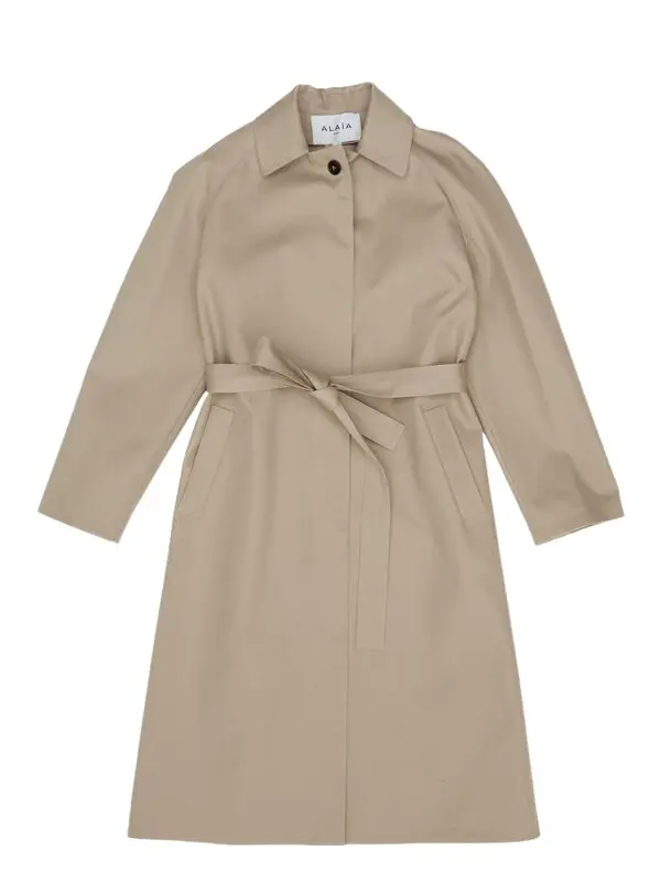 Alaïa Long-sleeved Belted Coat - No
