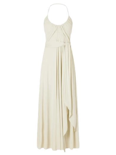Alaïa Backless Dress - White