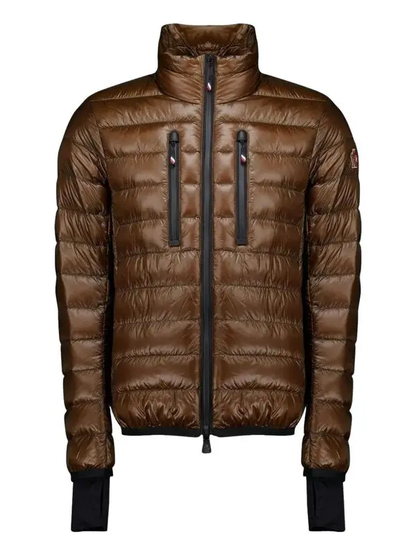 Moncler Hers Packable Insulated Ski Jacket - Brown