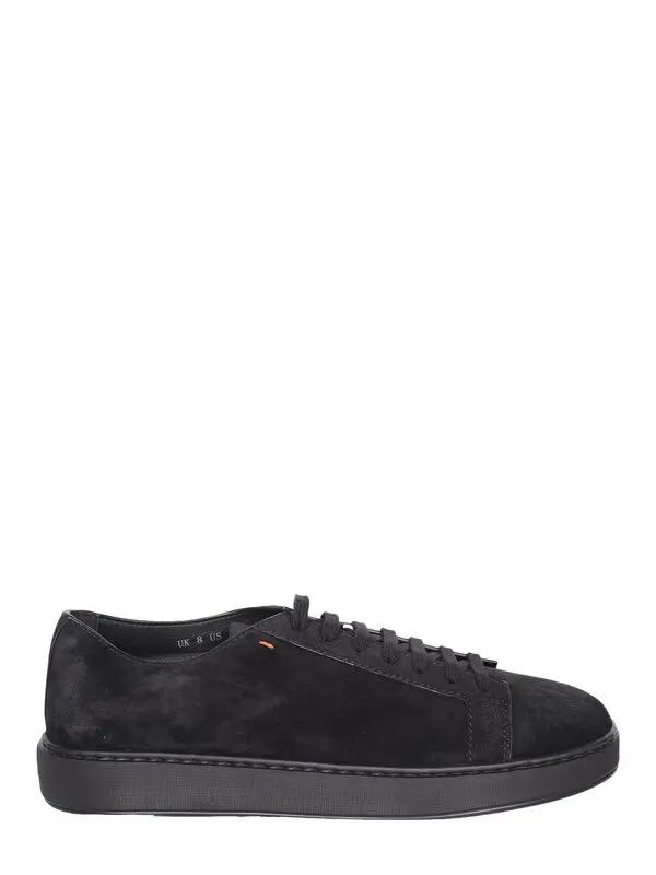 Santoni Minimal Low-top Sneakers - Black