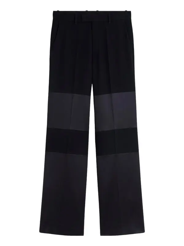 Phoebe Philo Layered Tuxedo Trousers - Black