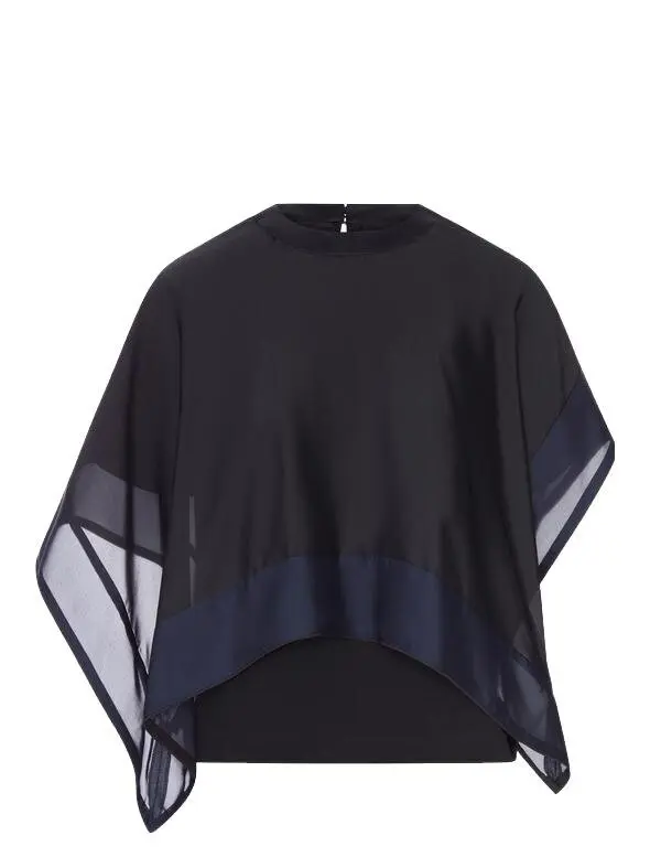Sacai Jersey T-shirt - Black