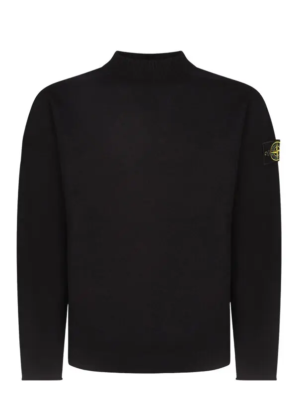 Stone Island Crew-neck Sweater - Black