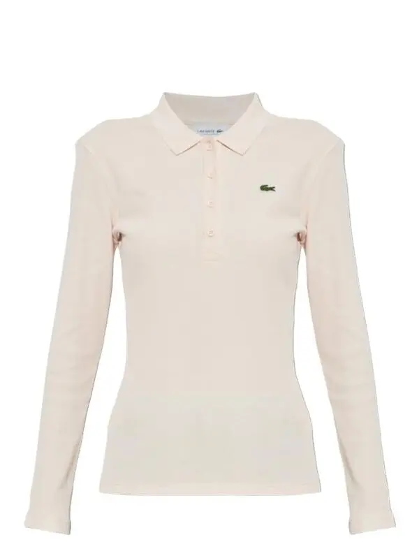 Lacoste Long-sleeve Polo Shirt - Pink