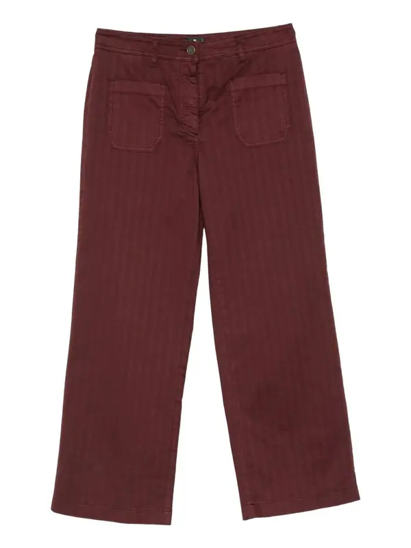 Etro Patch-pocket Trousers - Red
