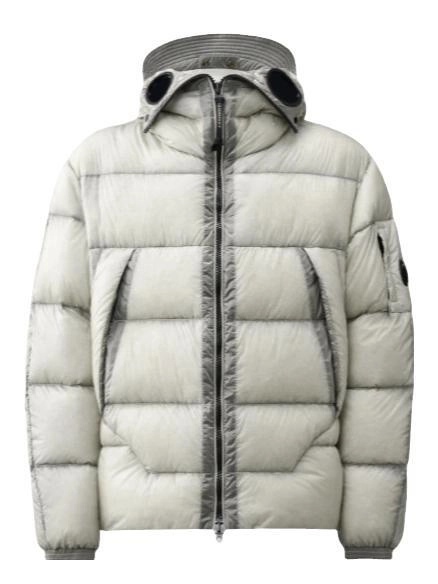 C.P. COMPANY D.d. Shell Explorer Lens Down Jacket - Gray