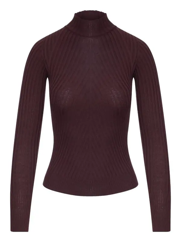 ROBERTO COLLINA Ribbed-knit Turtleneck Sweater - No