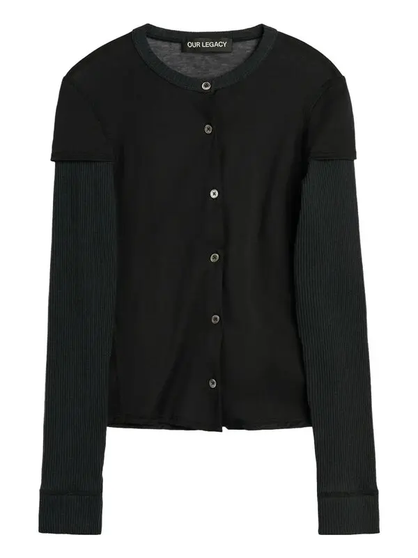 Our Legacy Knitted Long-sleeve T-shirt - Black