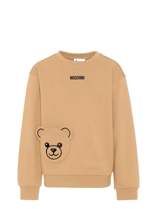 Moschino Crew Neck Sweatshirt - Beige