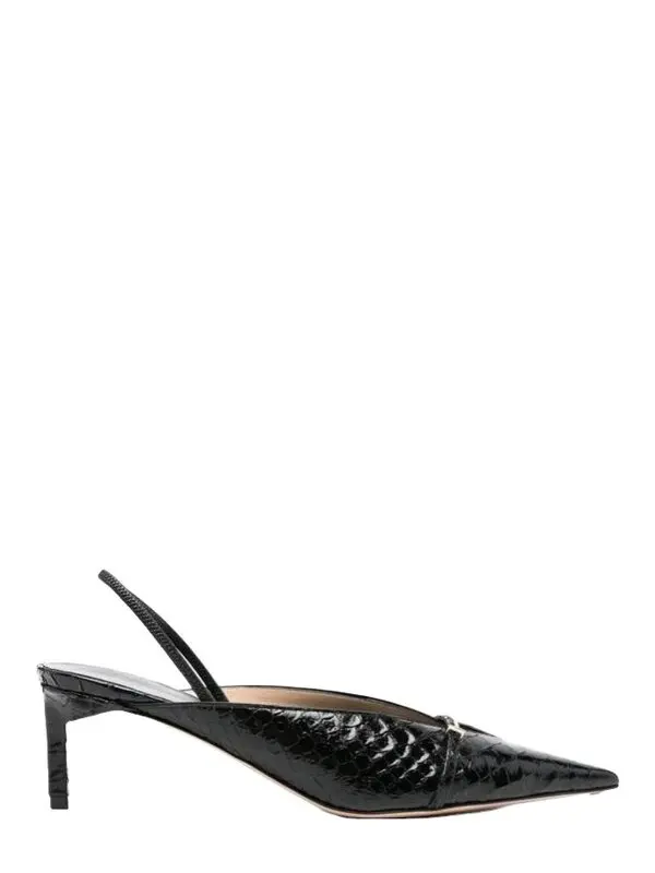 TOM FORD Sling-back Leather Pumps - Black