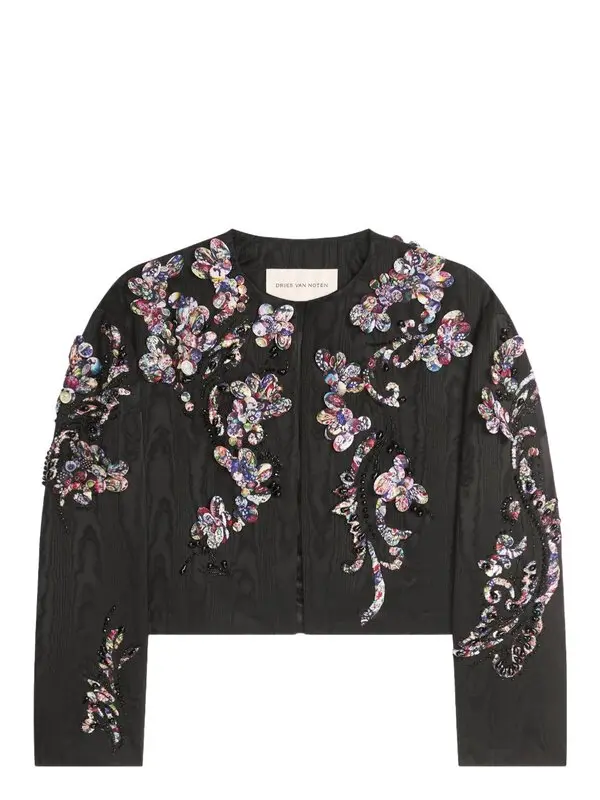Dries Van Noten Long-sleeved Jacket - Black
