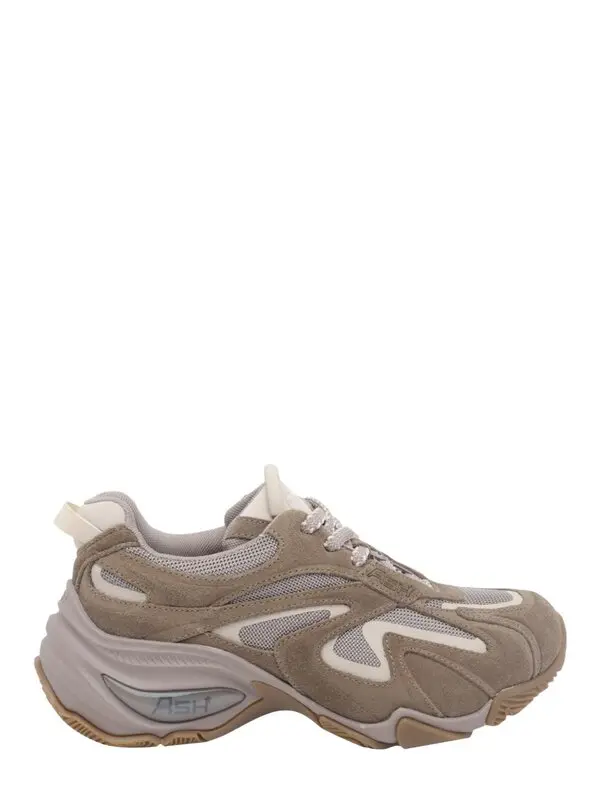 Ash Round-toe Sneakers - Gray