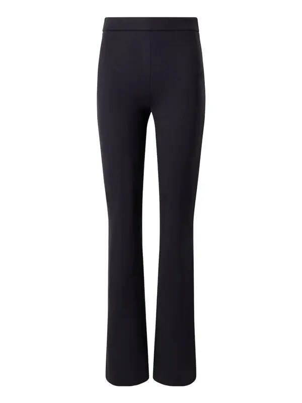 Veronica Beard Gracie Stretch-jersey Flared Pants - Black
