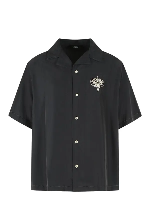 Amiri Lasso' Polyester Blend Shirt - Black
