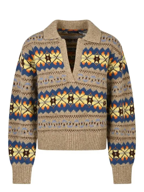 Polo Ralph Lauren Fair Isle Sweater - Brown