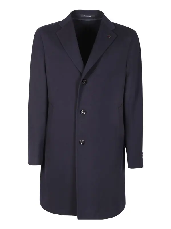 Tagliatore Colorado Single-breasted Coat - Blue