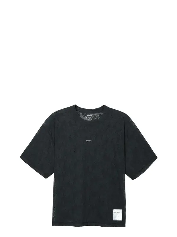 Satisfy Spacelace Sheer T-shirt - Black
