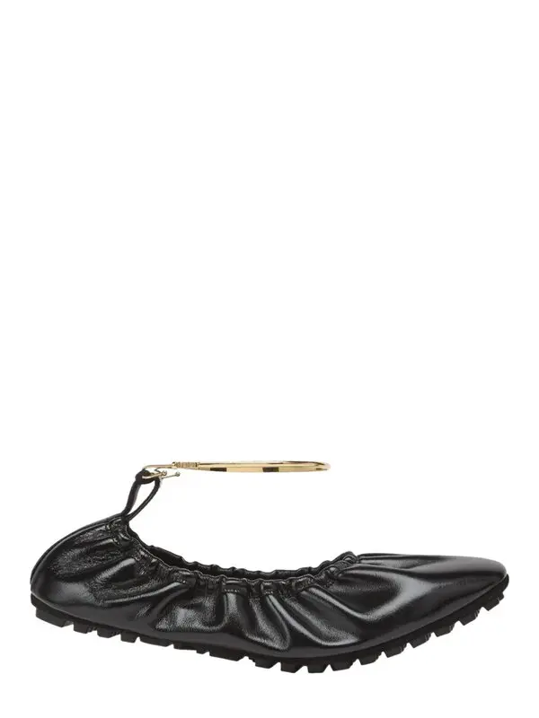 Fendi Filo Ballerina Flats - Black